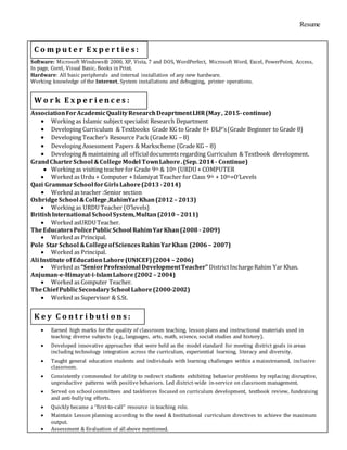 Origional CV in Microsoft (1) | PDF