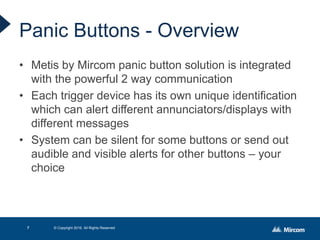 Metis by Mircom presentation 2016 08 16 | PDF