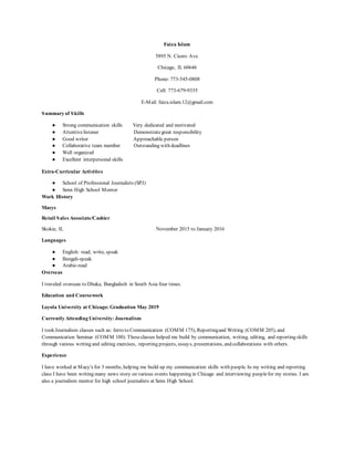 Resume | PDF