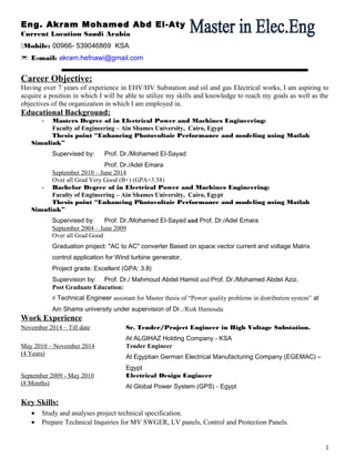 Akram CV- Updated | DOC | Civil Engineering Industry | Industries