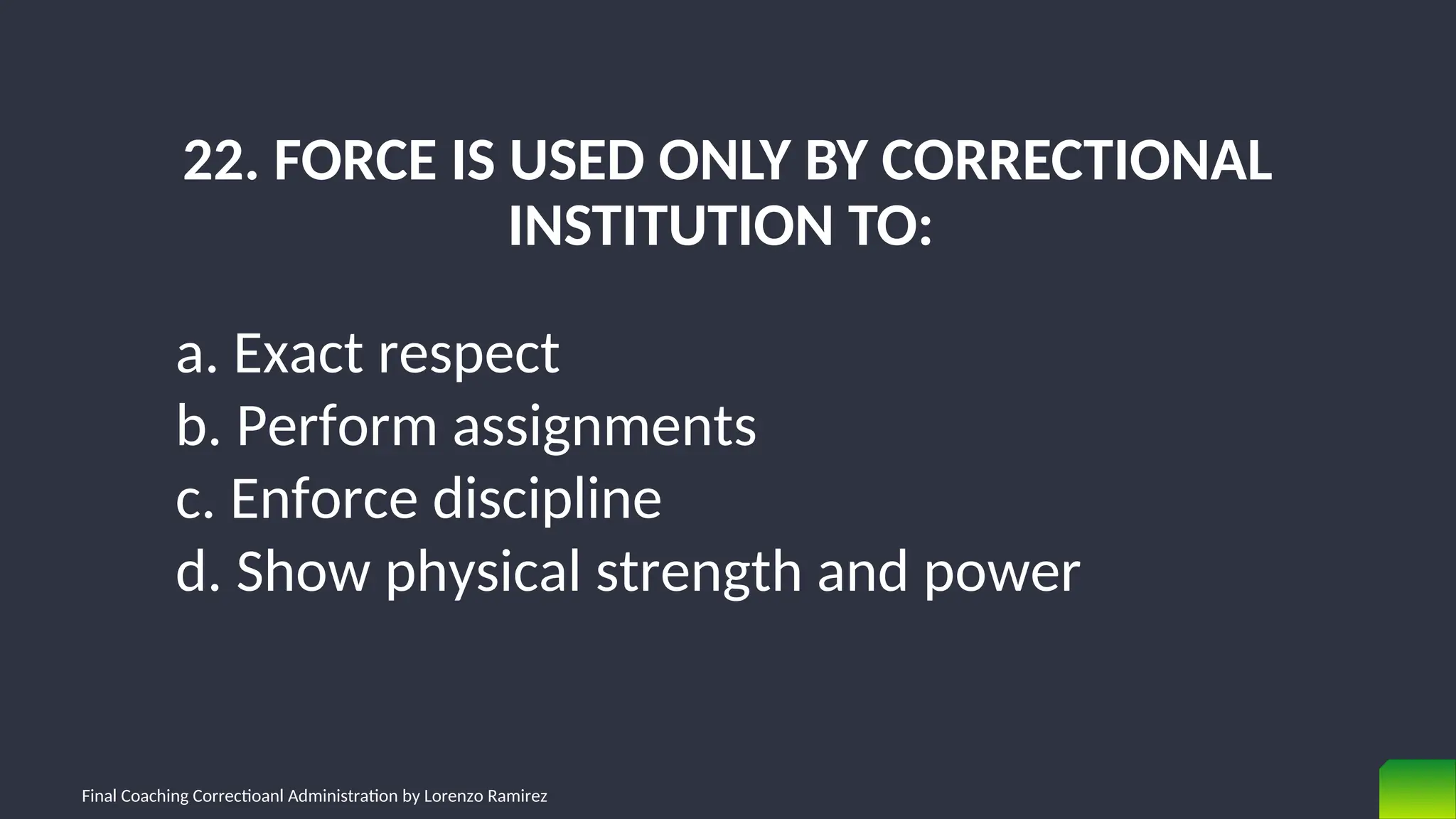 Finalcoaching correctional administration 200.ppt