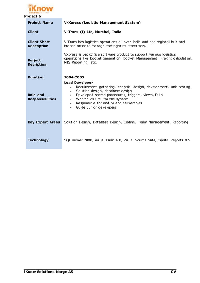 Atul Randive CV_IKnowSolutions_ENv2 | DOCX | Cloud Computing | Internet
