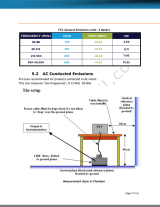 FCC CE IC regulatory testing of IOT products | PDF