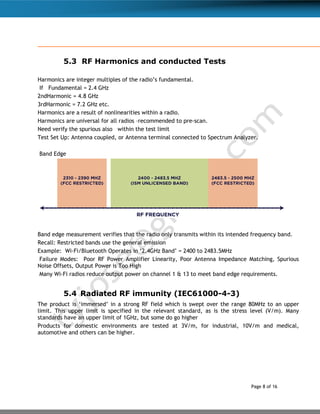 FCC CE IC regulatory testing of IOT products | PDF