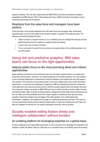 IBM Use Case for SugarCRM | PDF