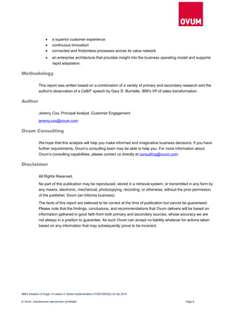 IBM Use Case for SugarCRM | PDF