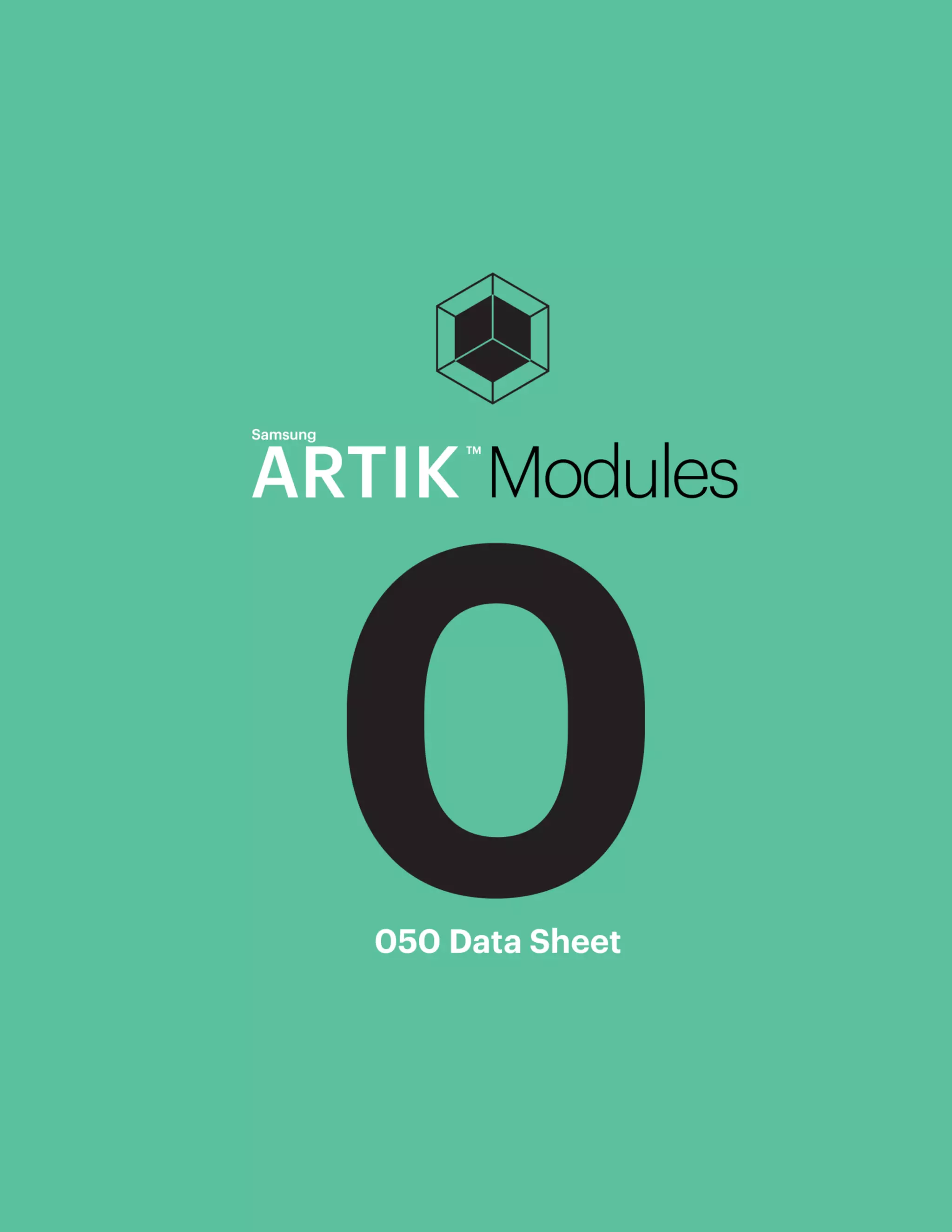 Samsung ARTIK 050 (ARTIK ZERO) Modules Data Sheet | PDF