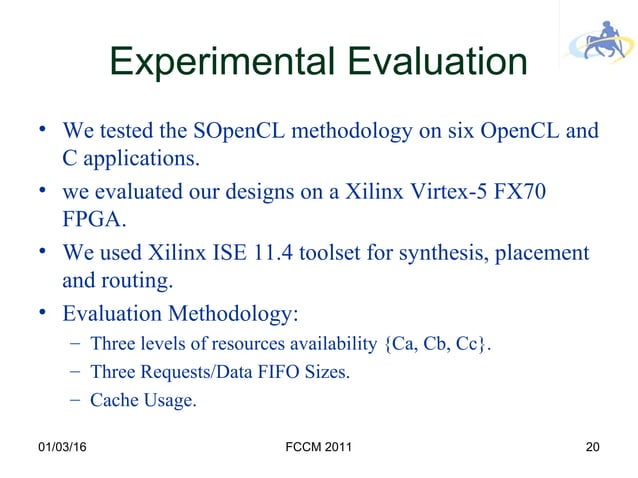 Synthesis of Platform Architectures from OpenCL Programs | PPT