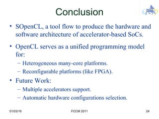 Synthesis of Platform Architectures from OpenCL Programs | PPT