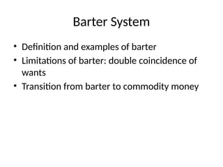 FCC Money Evolution Lecture powerpoint Presentation | PPTX