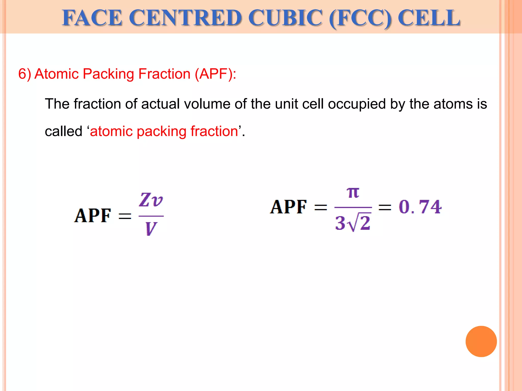 FCC STRUCTURE | PPTX