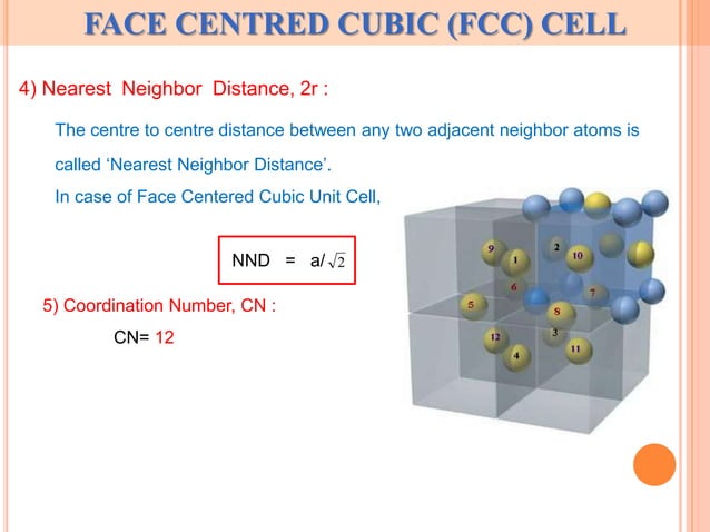 FCC STRUCTURE | PPTX