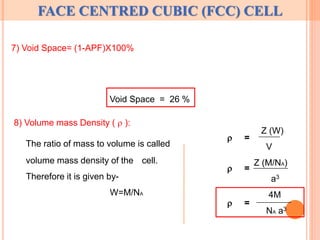 FCC STRUCTURE | PPTX