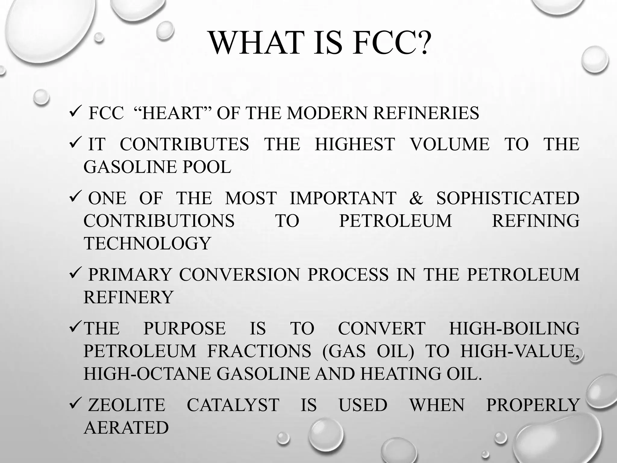 Fluidized cataltic cracking. | PPTX