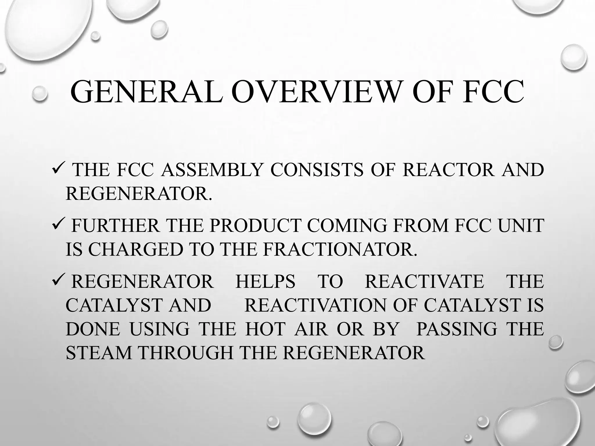 Fluidized cataltic cracking. | PPTX
