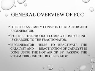 Fluidized cataltic cracking. | PPTX