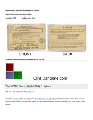 FCC Restricted Radiotelephone Operator Permit | PDF