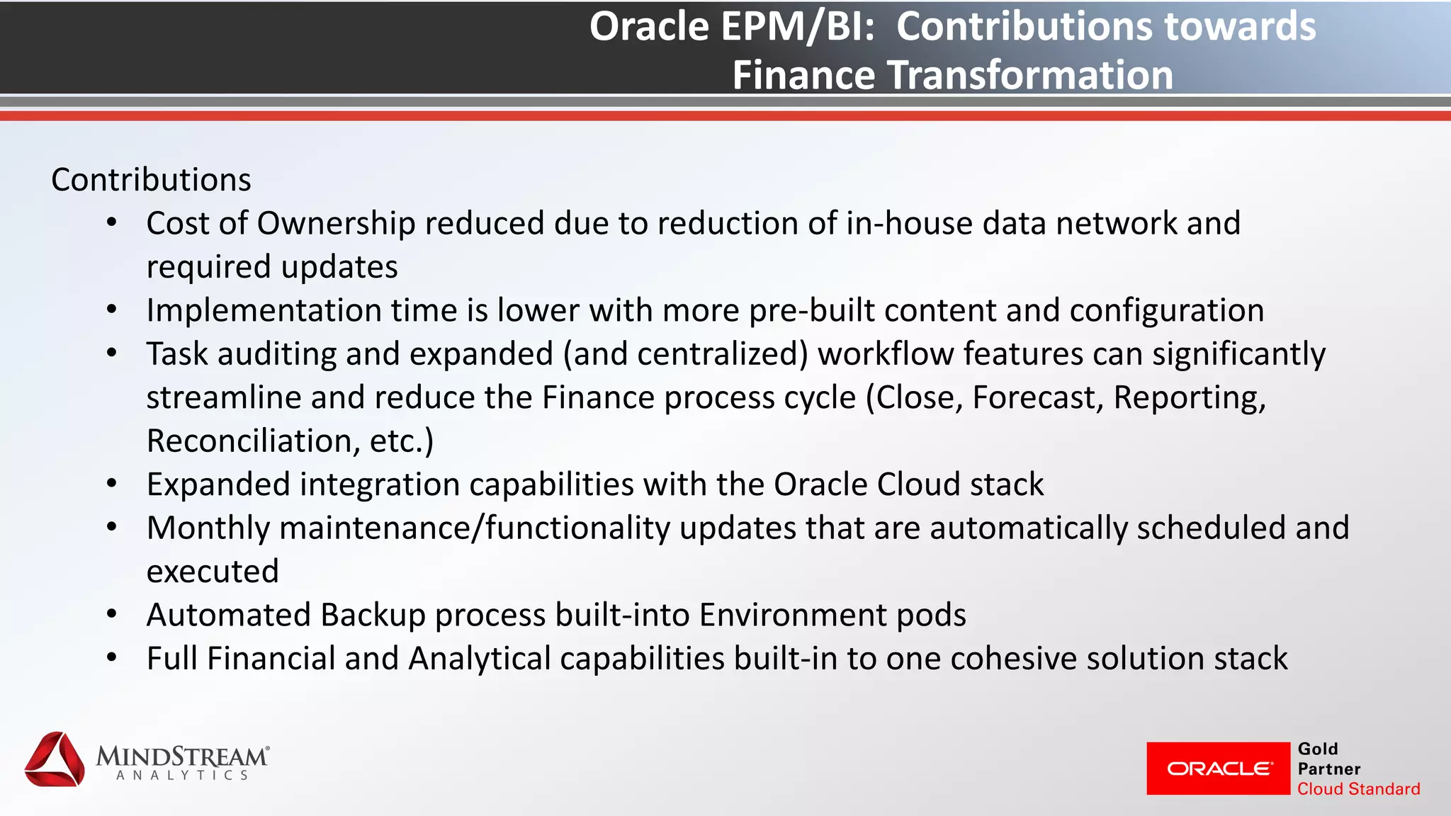 Achieving World Class Financial Transformation Using Oracle FCCS | PDF