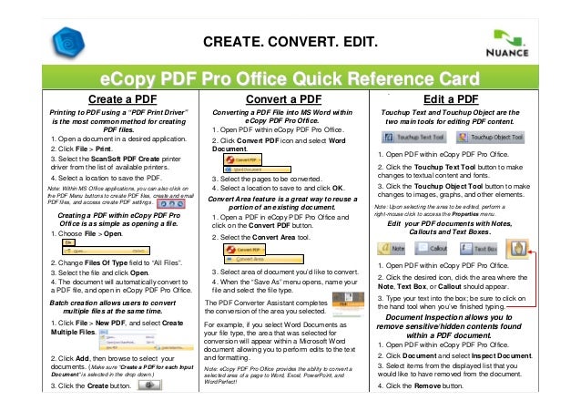 ePPO Quick Reference Card