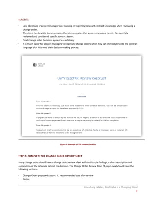 JLL Change Order process | PDF