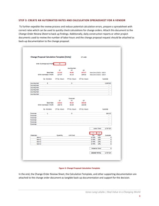 JLL Change Order process | PDF
