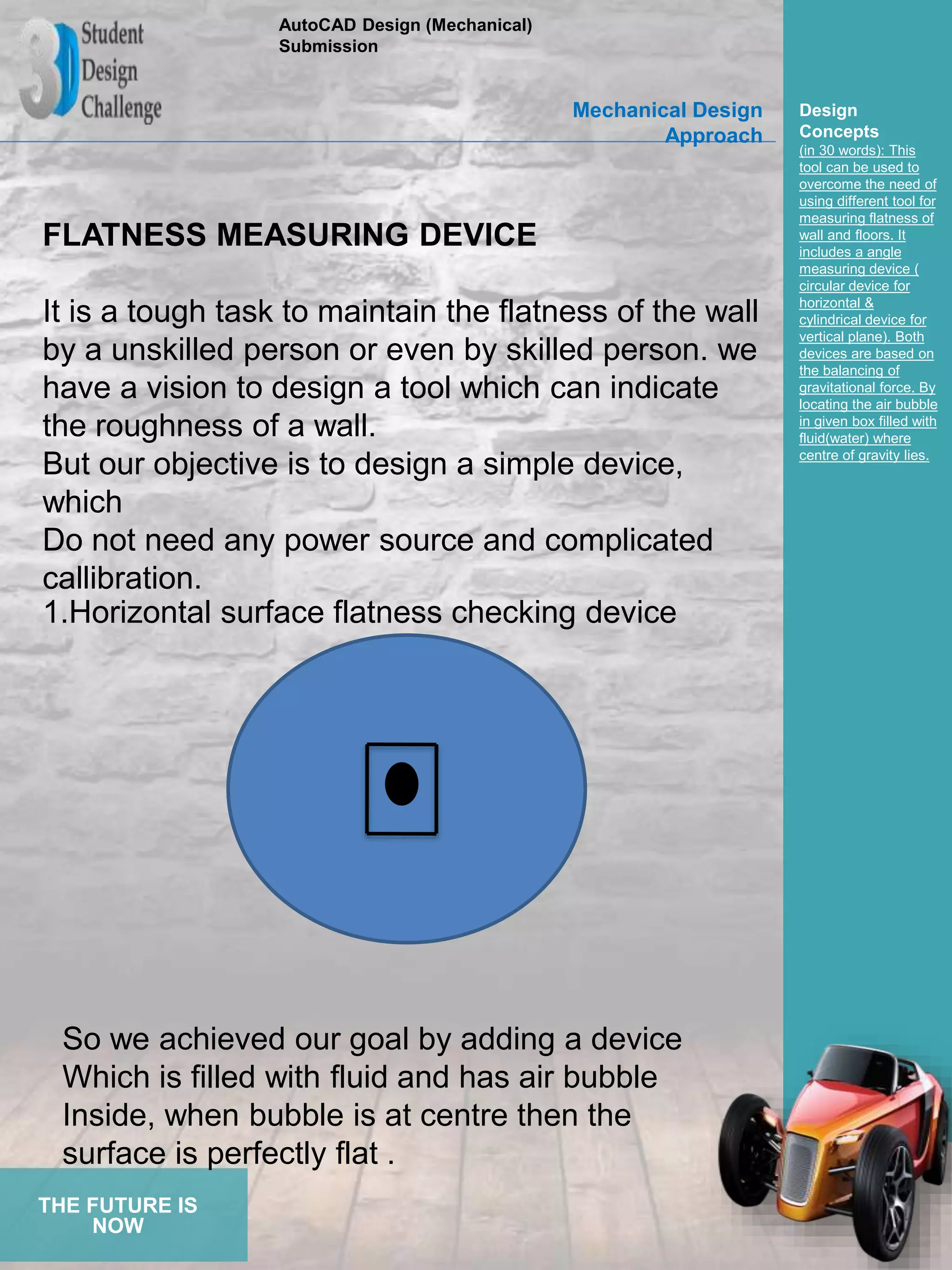 Flatness check for wall (revolutionary idea) | PPTX