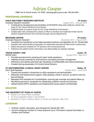 Adrian Gaspar-Resume:Refs | PDF