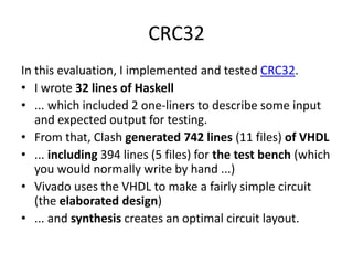 FPGA design with CλaSH | PDF