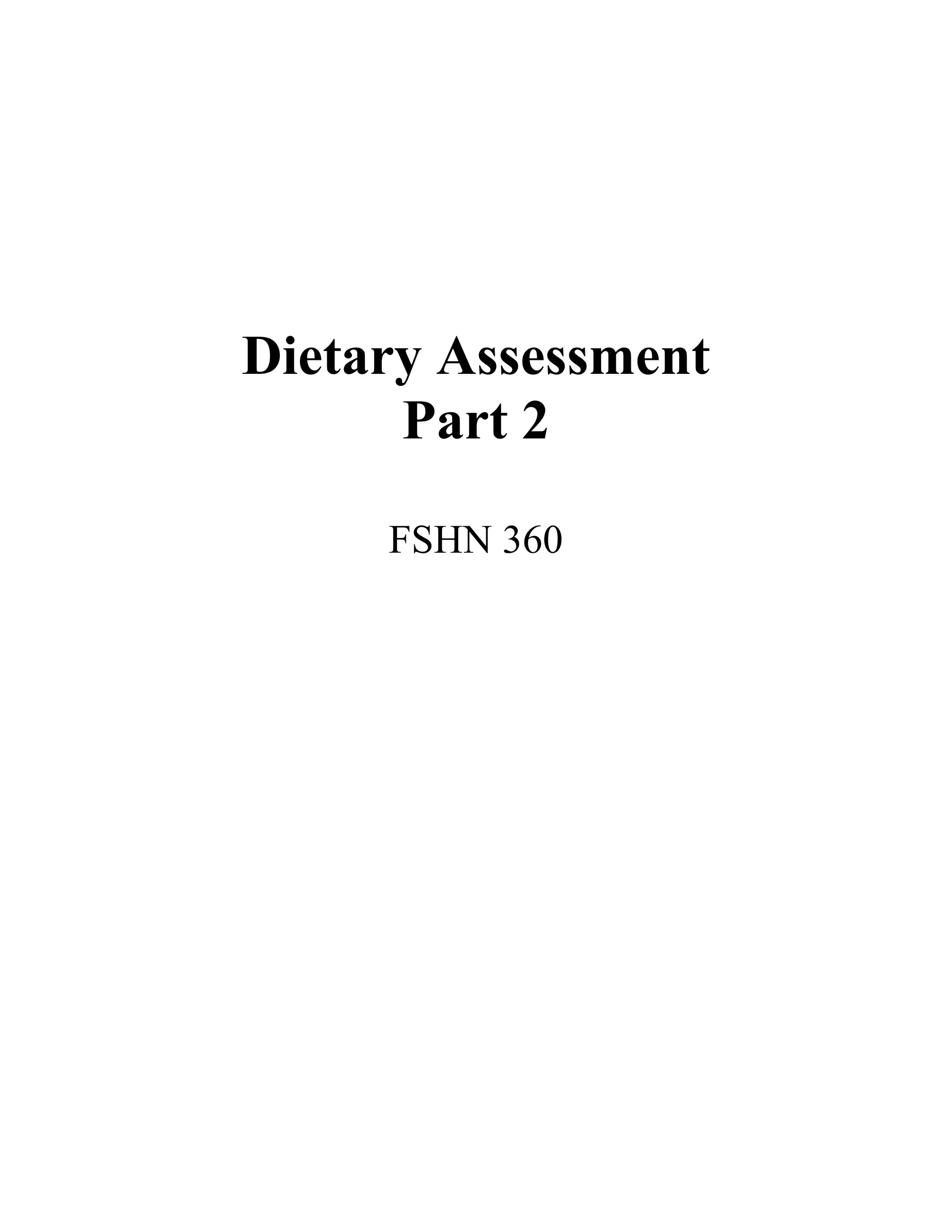 Dietary Analysis | PDF | Nutrition | Healthy Living