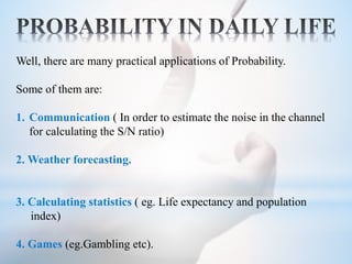 PROBABILITY | PPT