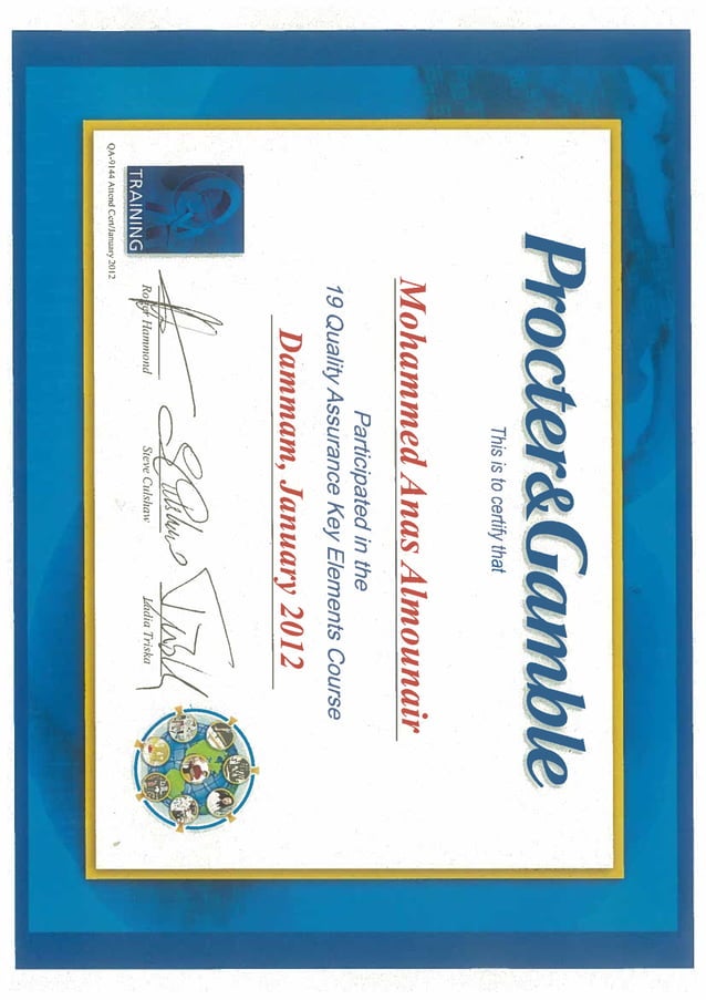 19 QA KEY ELEMENTS COURSE | PDF