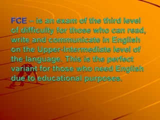 Fce | PPTX
