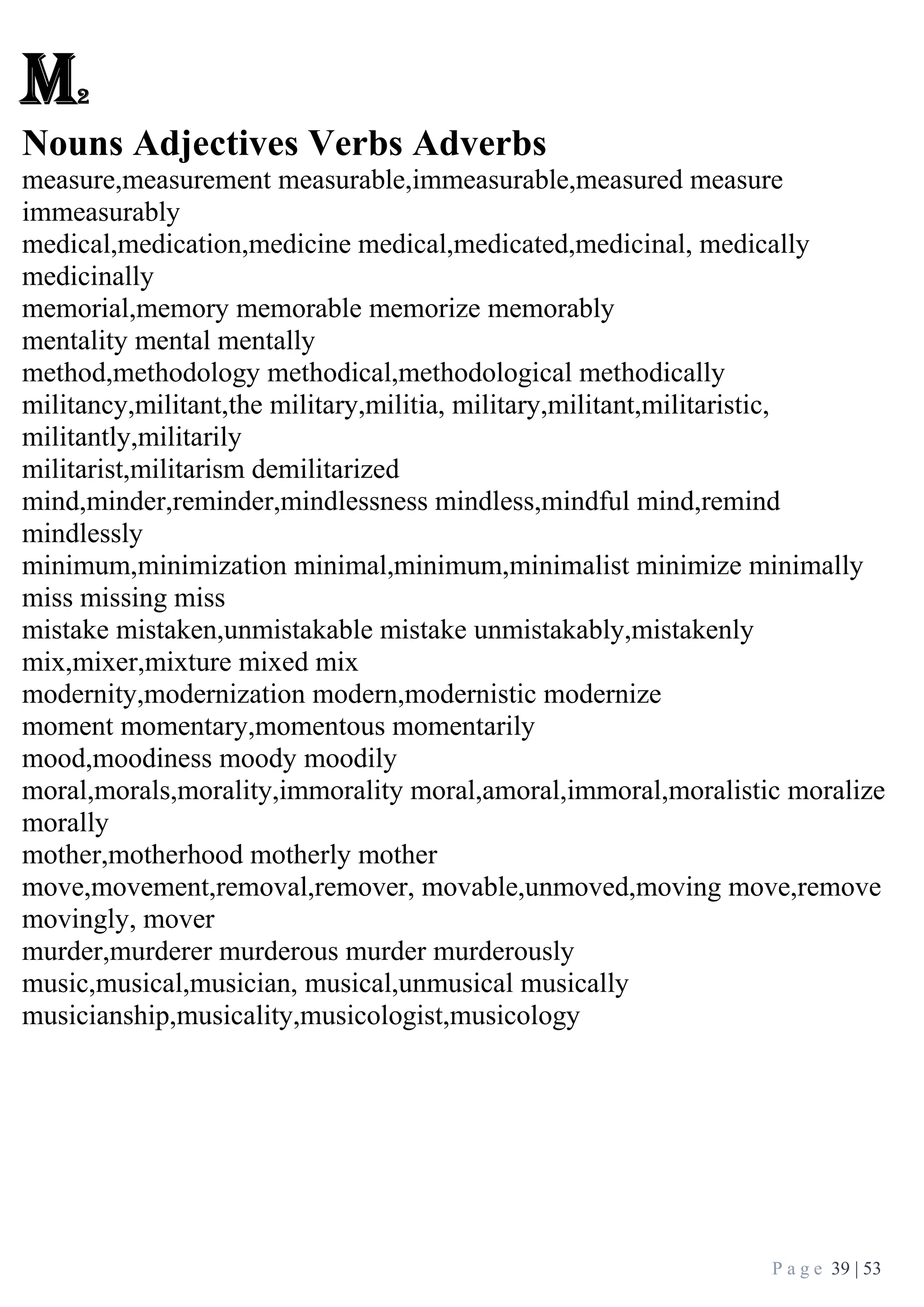 FCE CAE WORD FORMATION | PDF