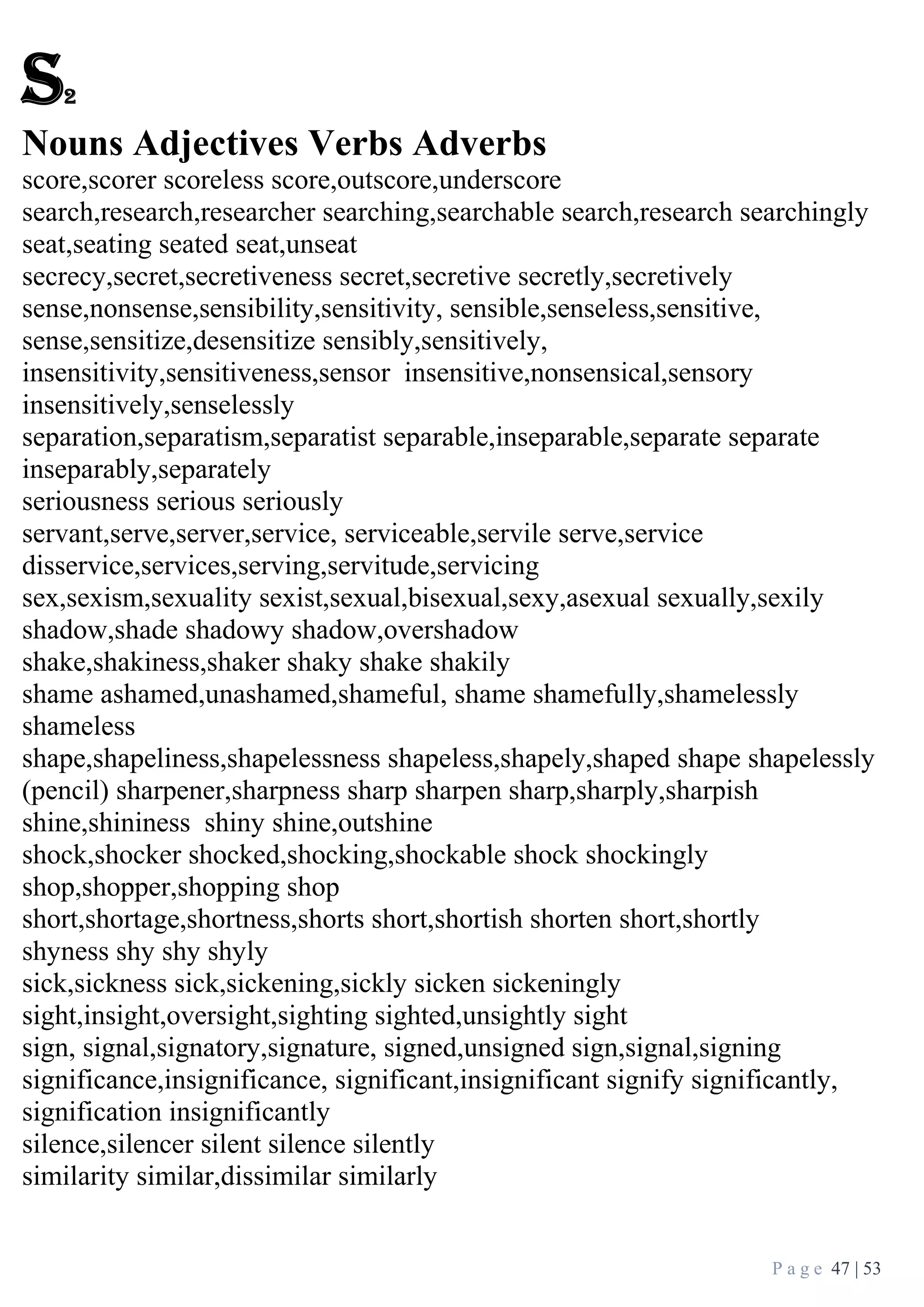 FCE CAE WORD FORMATION | PDF | Homework and Study | Education