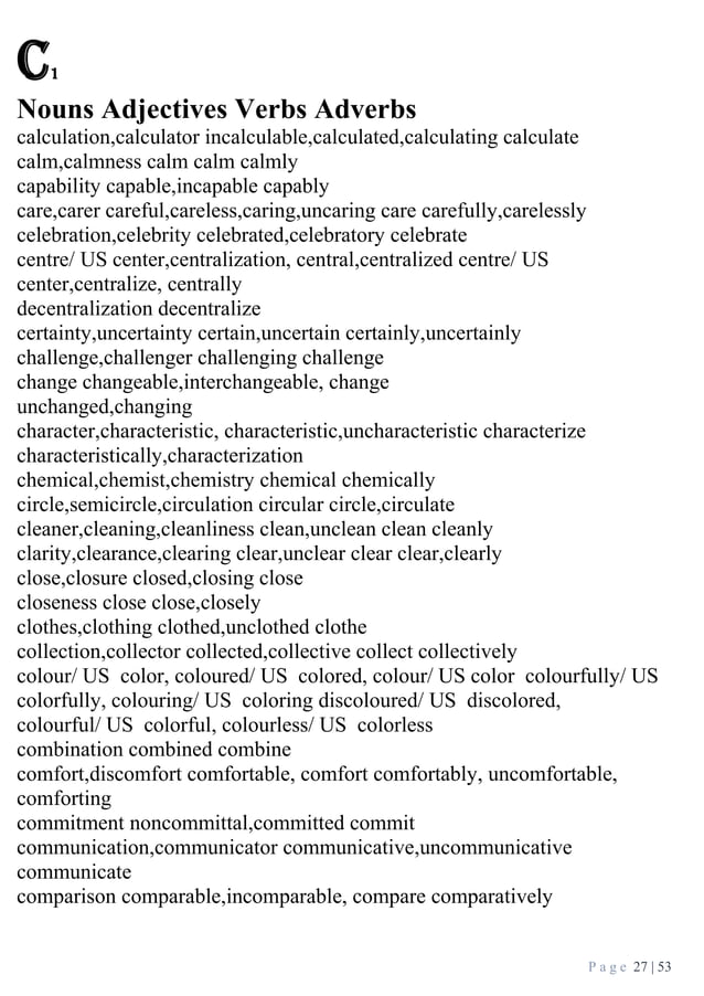 FCE CAE WORD FORMATION | PDF | Homework and Study | Education
