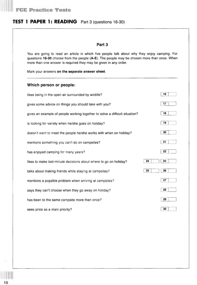 FCE-Practice-Tests-With-Key.pdf | Education
