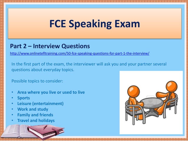 Fce speaking - parts 1 and 2 | PPTX