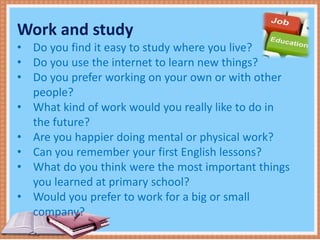 Fce speaking - parts 1 and 2 | PPTX