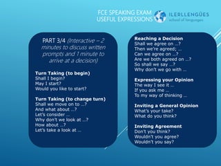 Fce speaking-tips-and-expressions-tests 90400 | PPT