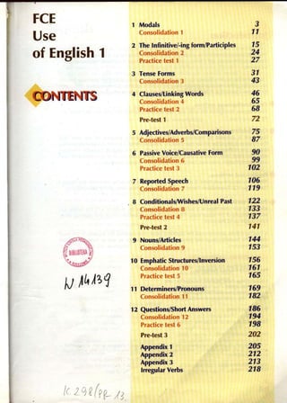 Fce use of english 1 (student and teacher books) | PDF