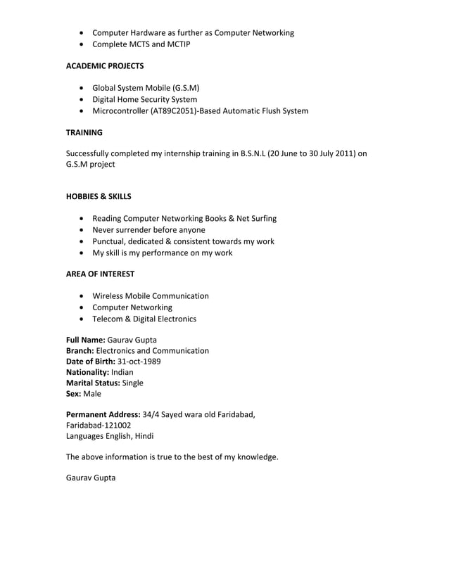 My Resume | PDF