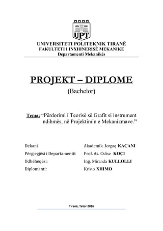 Tema e Diplomes- Version përfundimtar | PDF