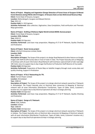 Amit -GIS Expert | PDF