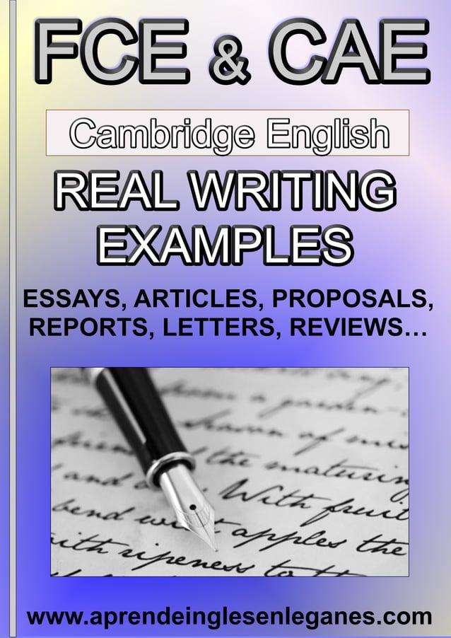 FCE & CAE Real Writing Examples | PDF | Illegal Drugs, Tobacco ...
