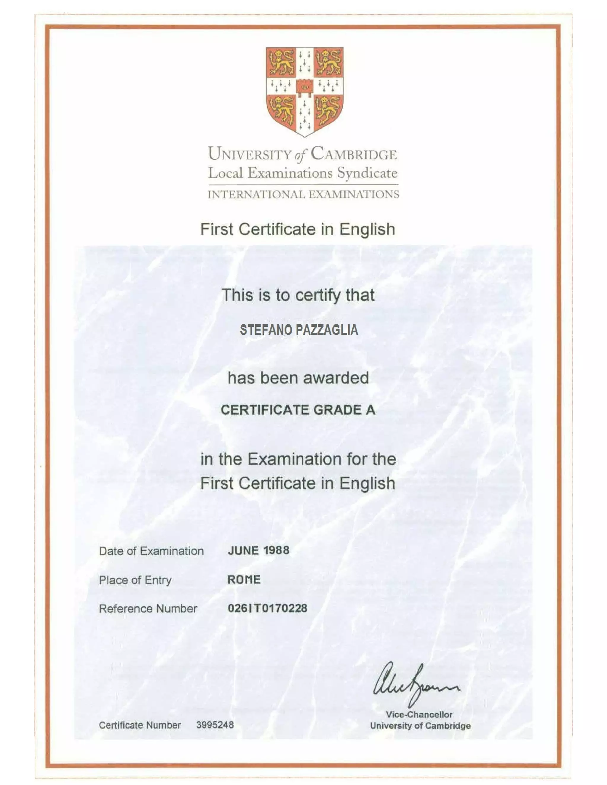 FCE Cambridge - 1988 | PDF