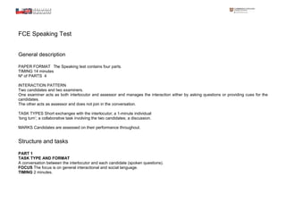 FCE changes 2015 | PDF | Talk Show | Genres