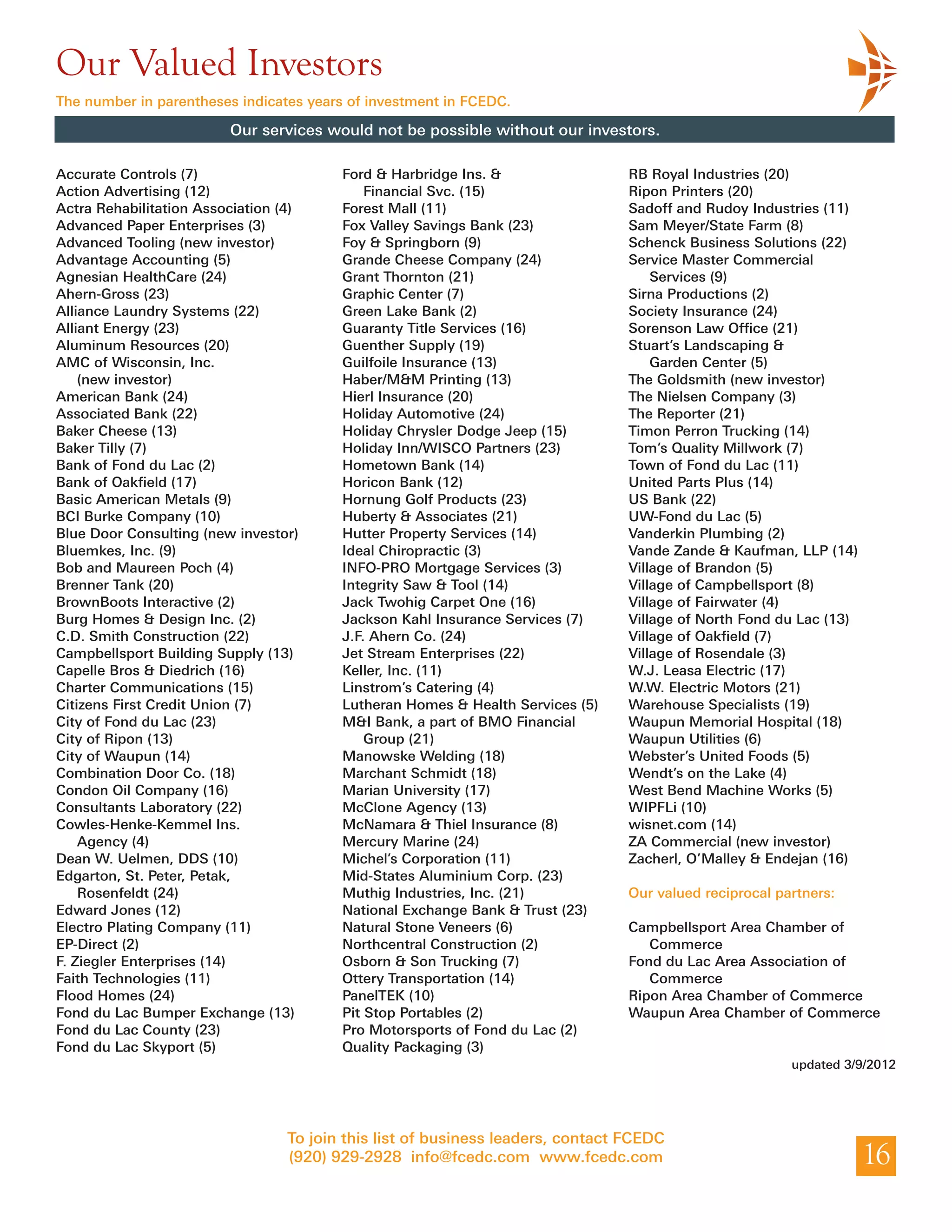 FCEDC Annual Report 2011 | PDF