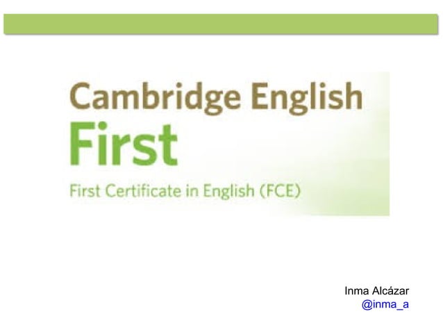 Fce Exam Overview | PPT