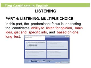 Fce Exam Overview | PPT