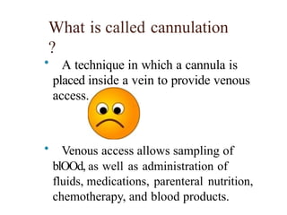 IV Cannulation and techniques and complications.pptx